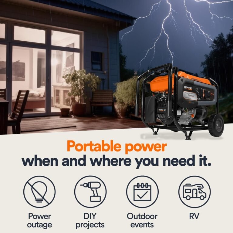 Generac 7683 GP6500 Generator Review – Top Outdoor Generators: Reliable ...
