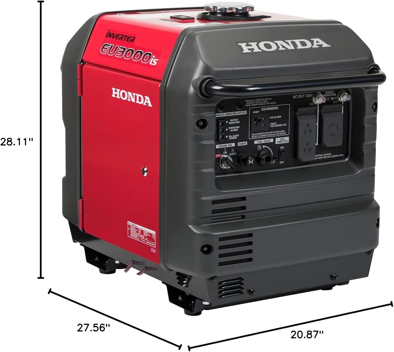 Honda EU3000IS1AN 3000-Watt Inverter Generator Review – Top Outdoor ...