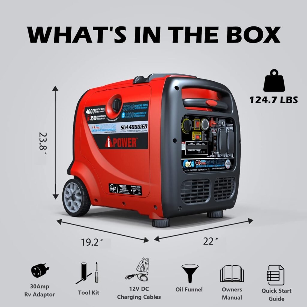 A-iPower SUA4000iED Generator Review – Top Outdoor Generators: Reliable ...