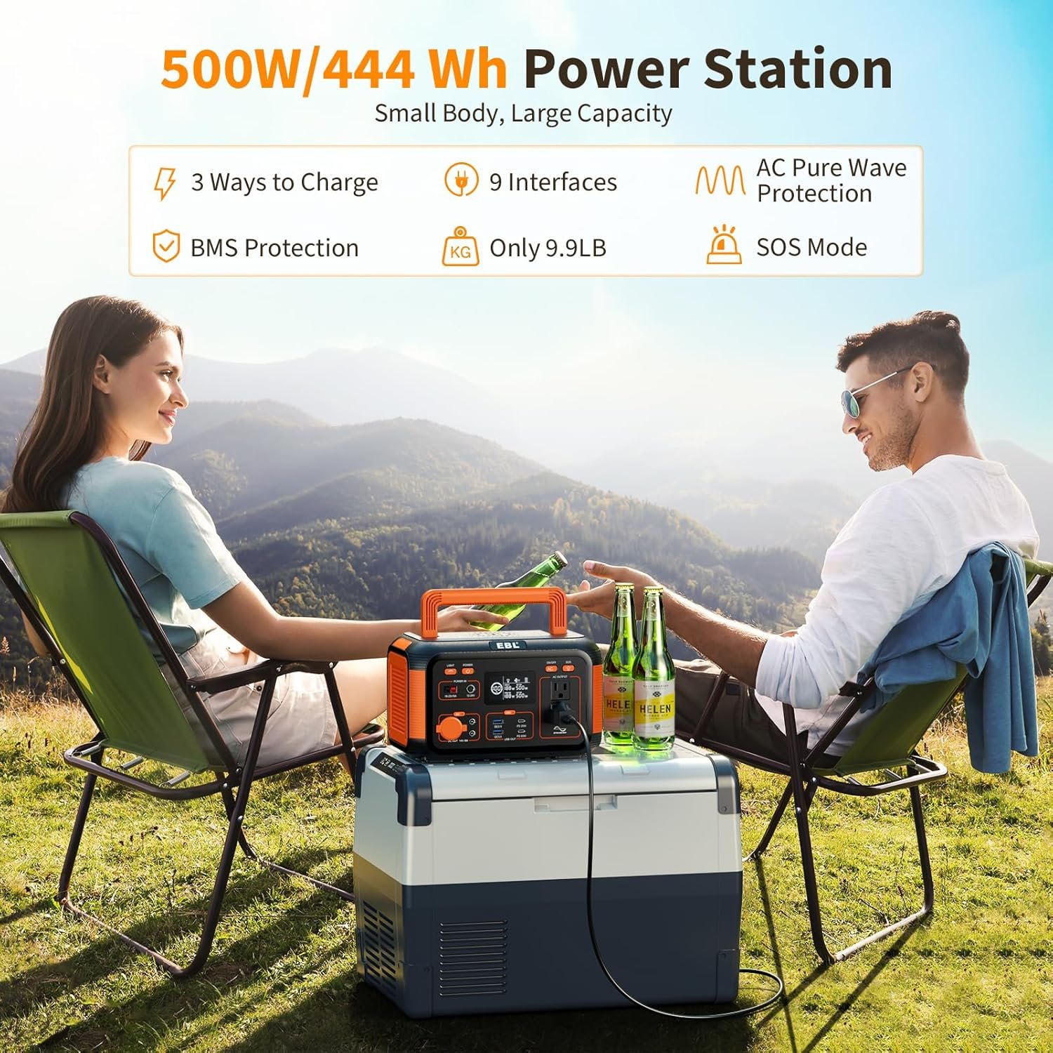 EBL Portable Power Station 500W Review – Top Outdoor Generators: Reliable Power for Your Adventures