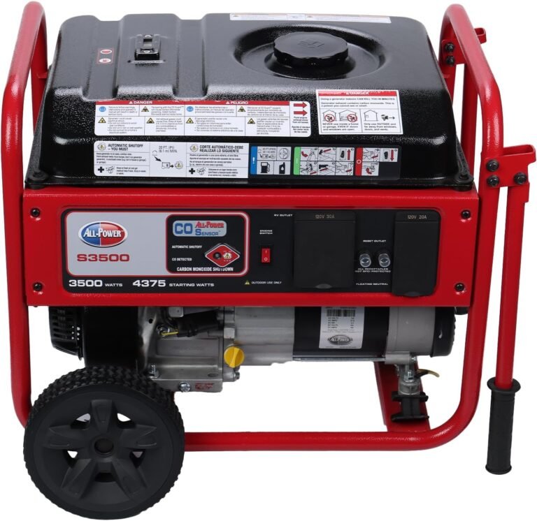 3500 Running Watts 4375 Peak Watt Portable Generator Review – Top ...