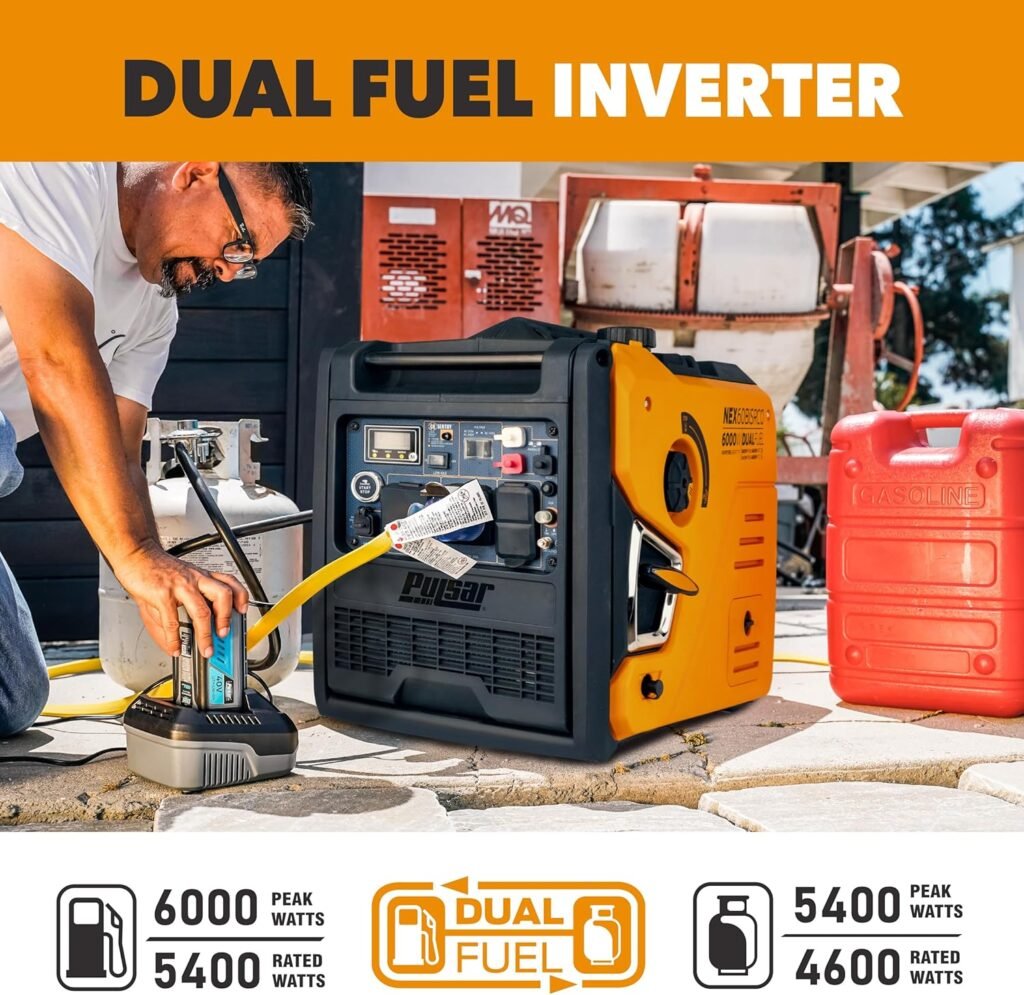 Pulsar 6000 Watt Portable Inverter Generator review – Top Outdoor ...