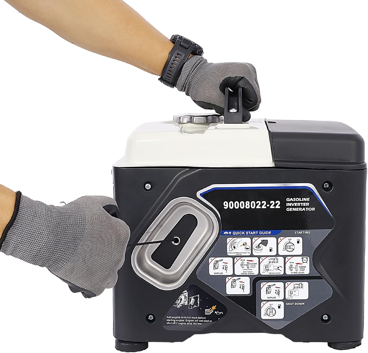 Portable Inverter Generator 1200W Ultra Quiet review - Top Outdoor ...