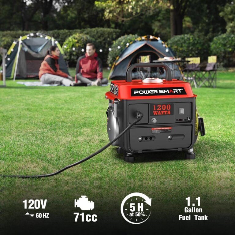 PowerSmart 1200W Gas Portable Generator Review – Top Outdoor Generators ...