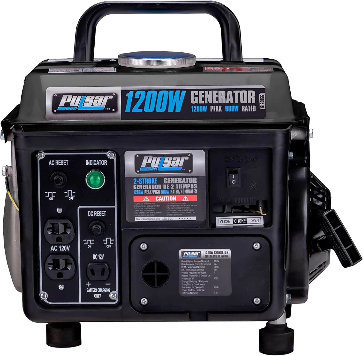 Pulsar G1200SG 1,200W Portable Generator review – Top Outdoor ...