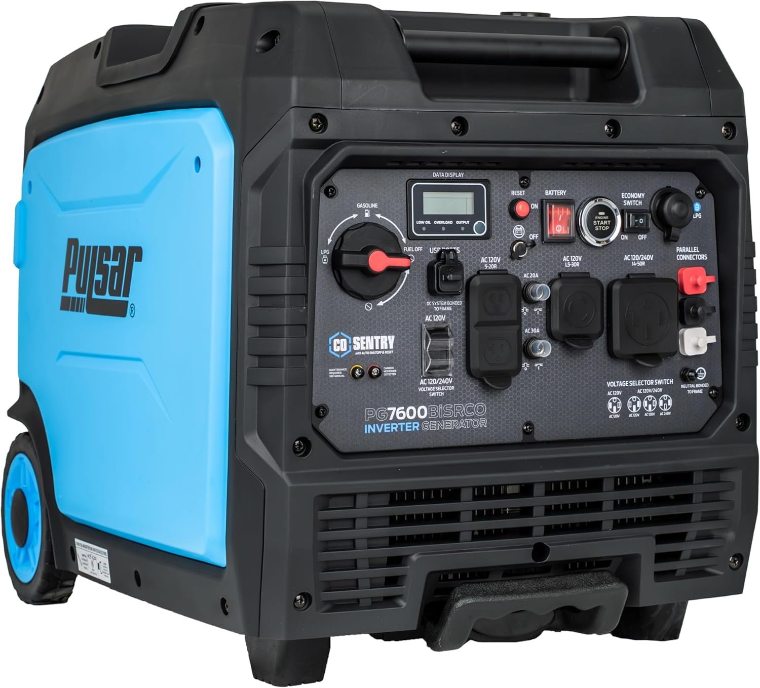 Pulsar PG7600BiSRCO Dual Fuel Inverter Generator review - Top Outdoor ...