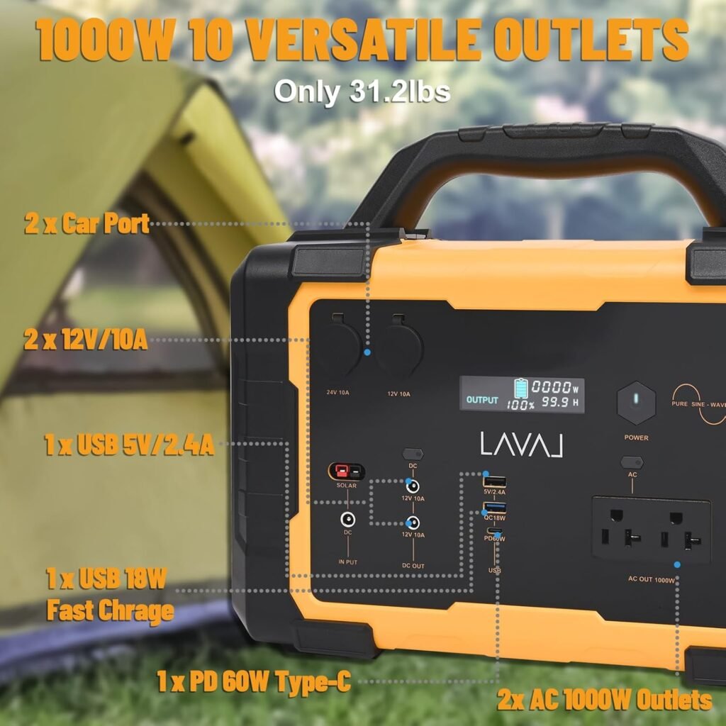 Solar Generator 1000W Portable Power Station review – Top Outdoor ...