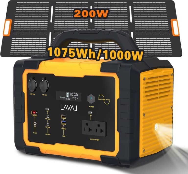 Solar Generator 1000W Portable Power Station review – Top Outdoor ...