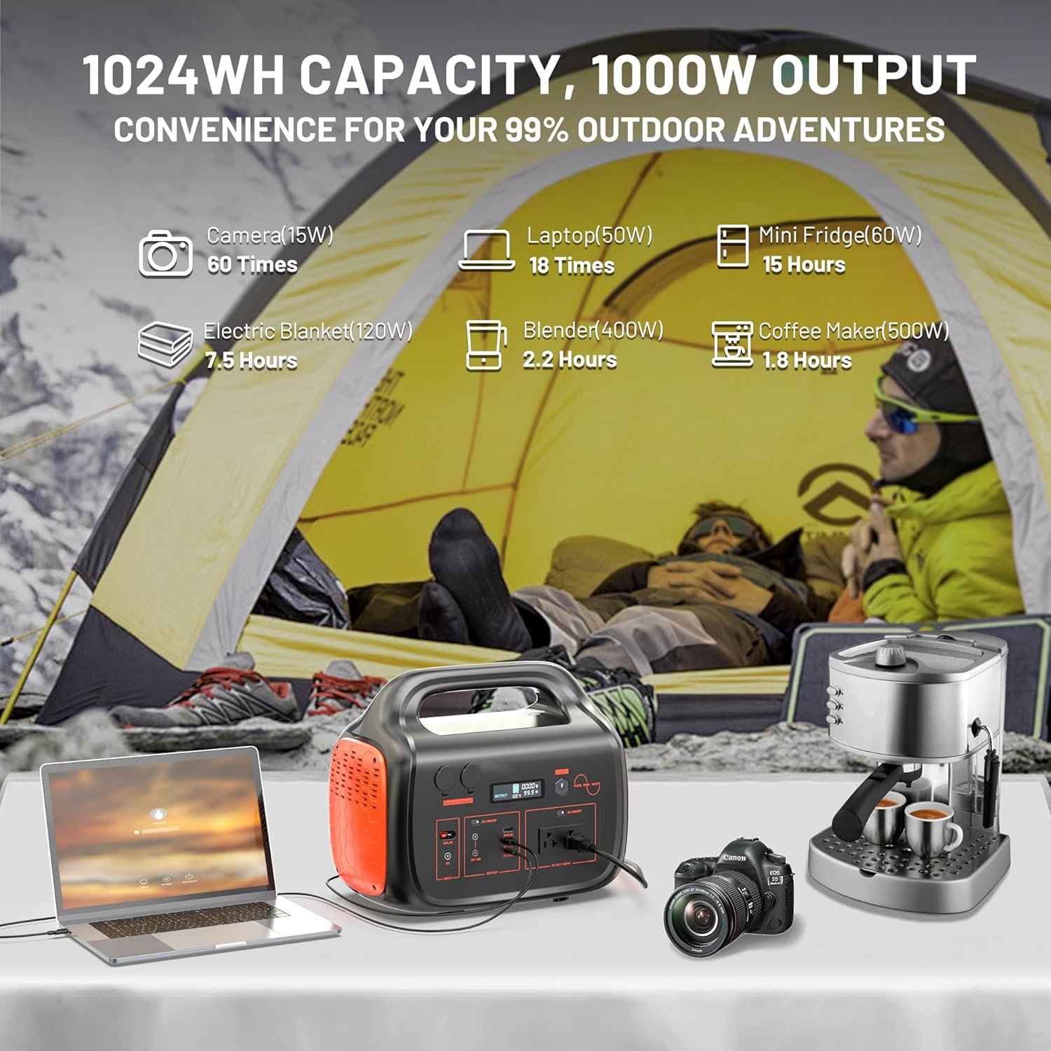 MONDAWE Portable Power Station 1000W Solar Generator" review - Top ...
